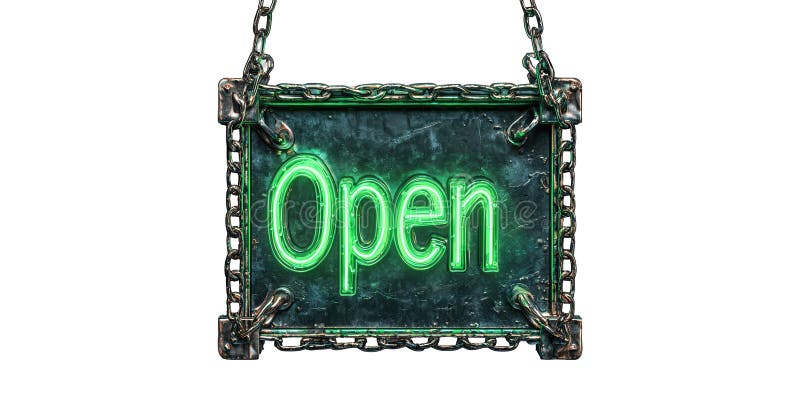 Neon Open Sign Transparent Stock Photos - Free & Royalty-Free Stock ...