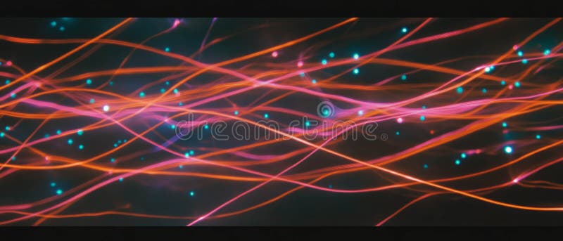Neon Grid Overlay with Glowing Lines Creating a Vibrant and Dynamic ...