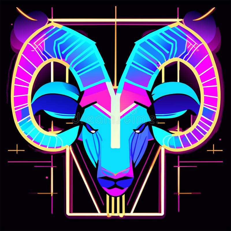 Neon Head of a Girl with Headphones on Her Head. the Concept of Virtual ...