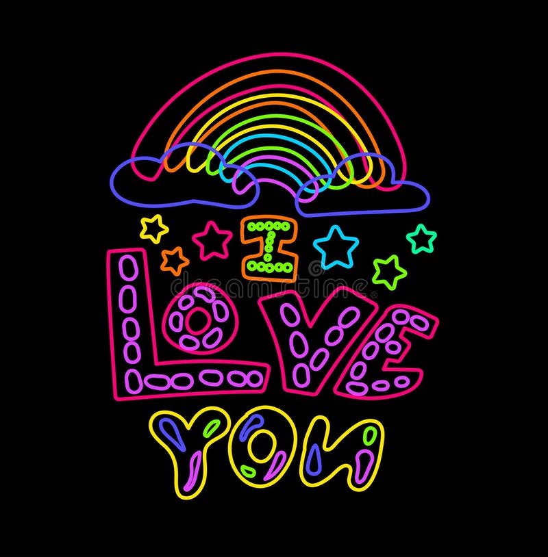 Rainbow Love Word Cloud Stock Illustrations 157 Rainbow Love Word