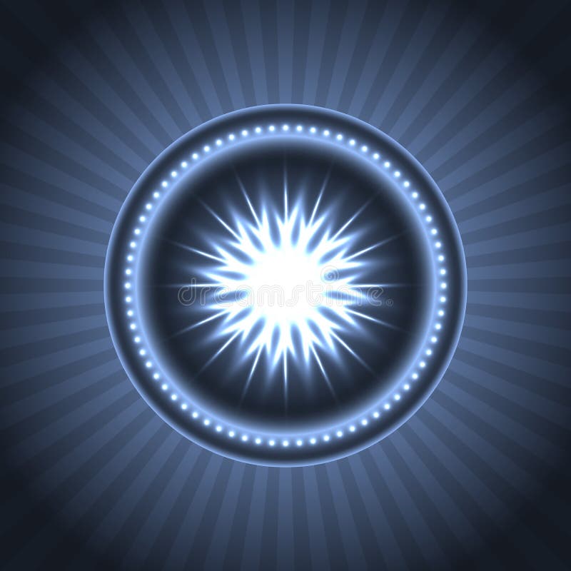 Neon teleport stock vector. Illustration of electrical - 45448902