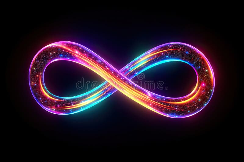 Neon Infinity Symbol Stock Illustrations – 1,561 Neon Infinity Symbol ...