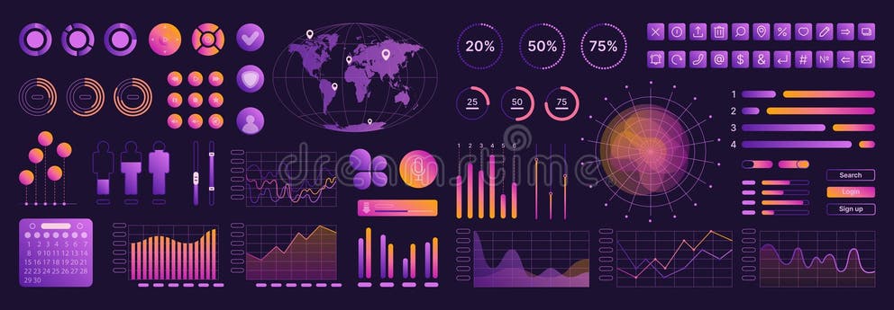 Ui Element Kit Stock Illustrations – 8,621 Ui Element Kit Stock ...