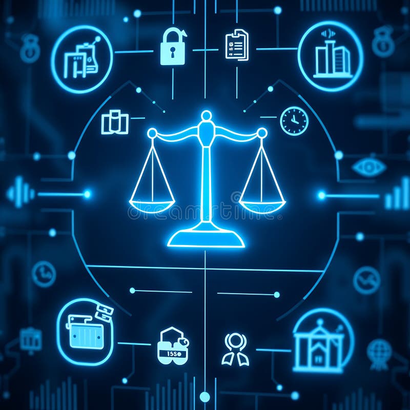 Justice Scale Blue Background Stock Illustrations – 2,764 Justice Scale ...