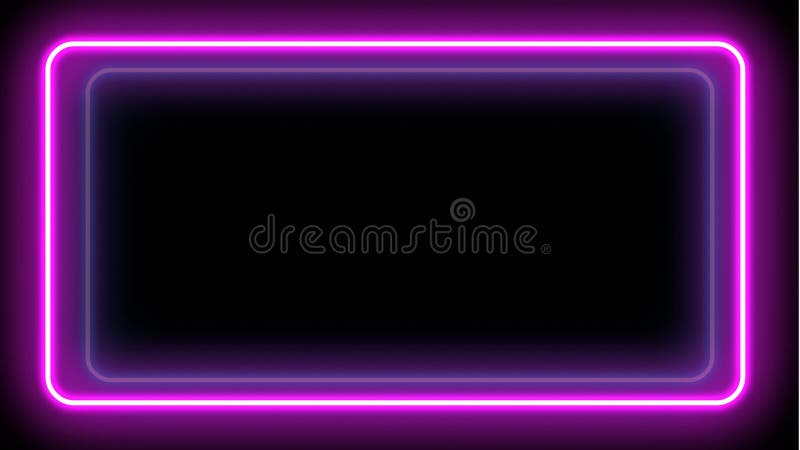Neon 4K Frames. Neon Flickering Background. Seamless Video. Ultraviolet ...
