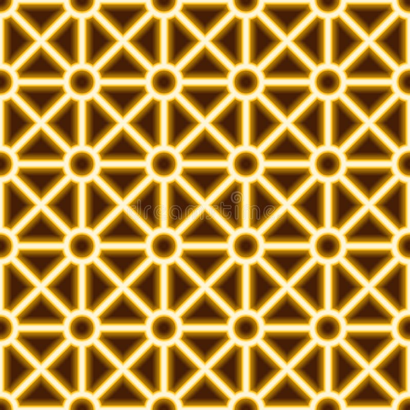 Neon Laser Lines Vector Seamless Pattern. Vector Geometric Seamless ...