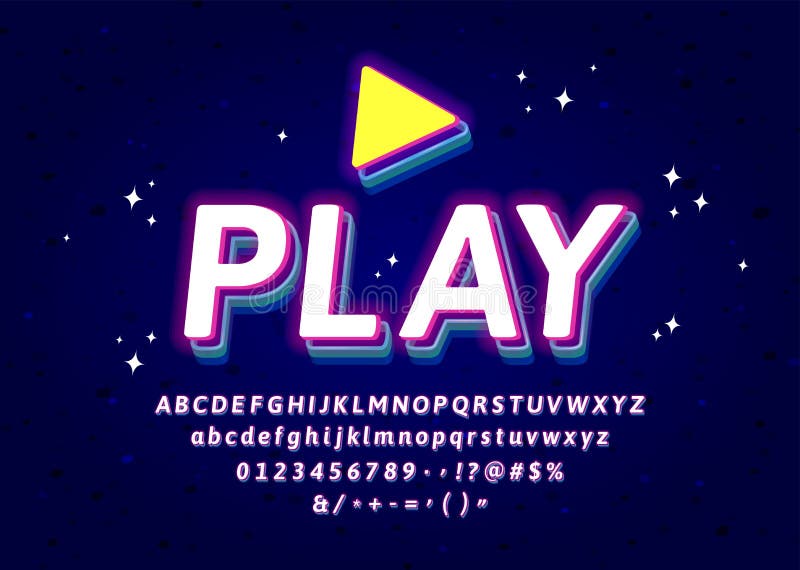 Play sign stock vector. Illustration of action, blue - 166511376