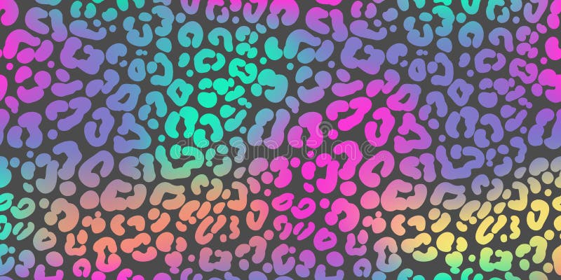 Neon Leopard Print Rainbow Stock Illustrations – 293 Neon Leopard Print ...