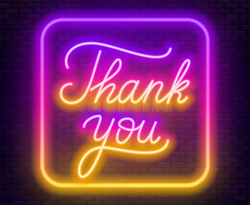 Light Purple Thank You stock illustration. Illustration of lettering ...