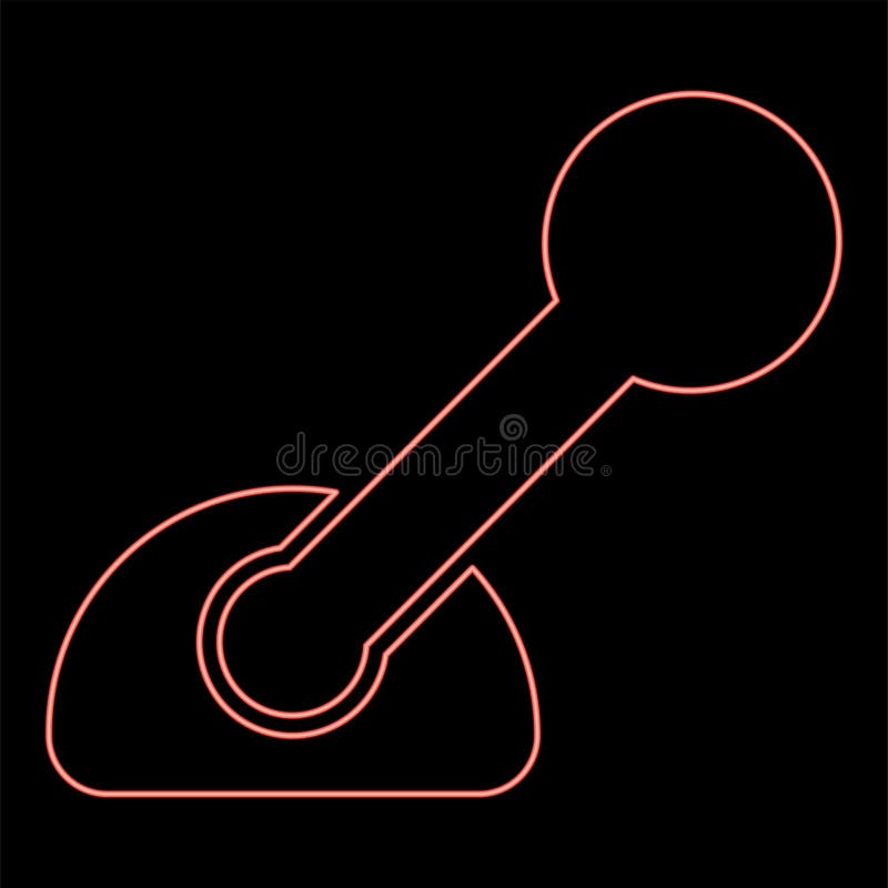 Neon Lever Control Concept Clutch Switch on Off Gearshift Transmission ...