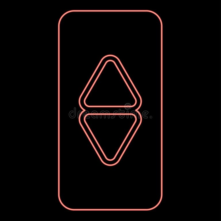 Neon Lift Button Elevator Panel Up and Down Each Floor with Arrow ...