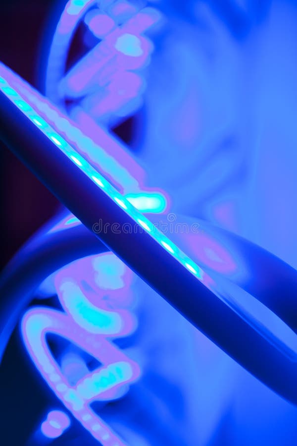 Blue Neon stock image. Image of accents, neon, electrical - 510237