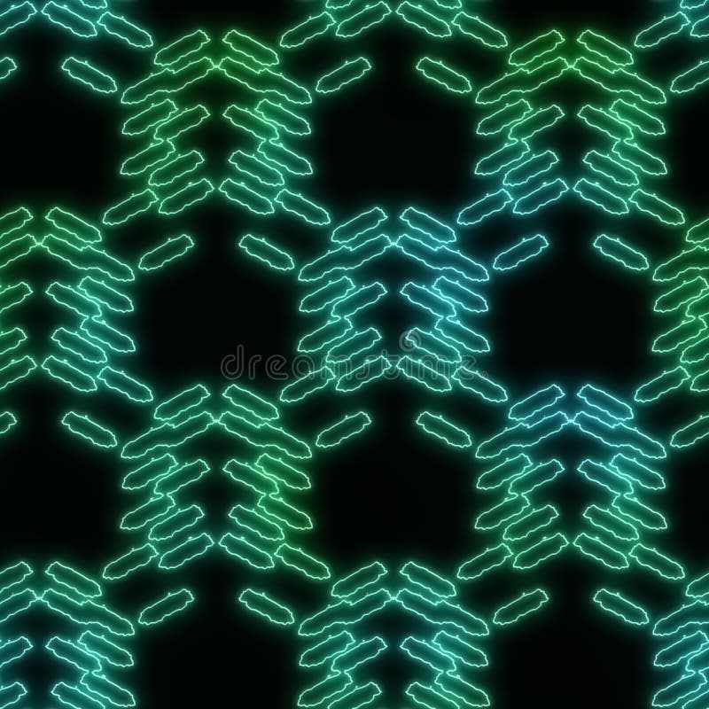Neon Light on Black Seamless Repeat Pattern Stock Photo - Image of ...
