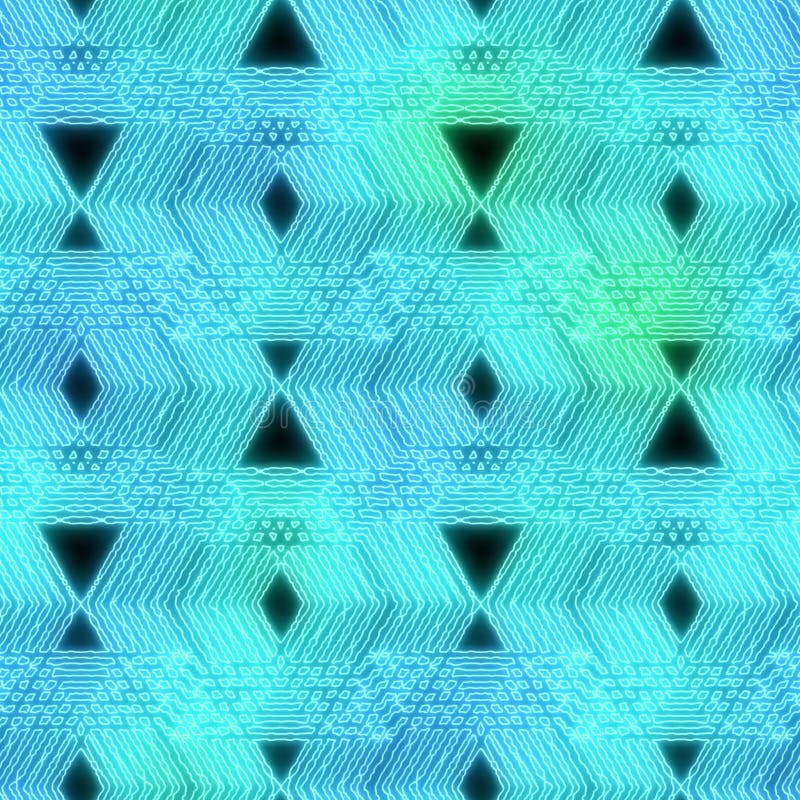 Neon Light on Black Seamless Repeat Pattern Stock Illustration ...
