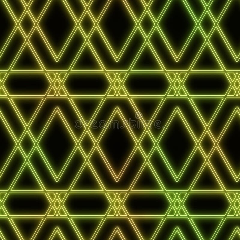 Neon Light on Black Seamless Repeat Pattern Stock Illustration ...