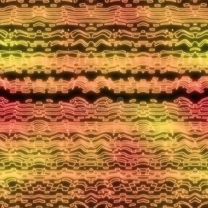 Neon Light on Black Seamless Repeat Pattern Stock Illustration ...