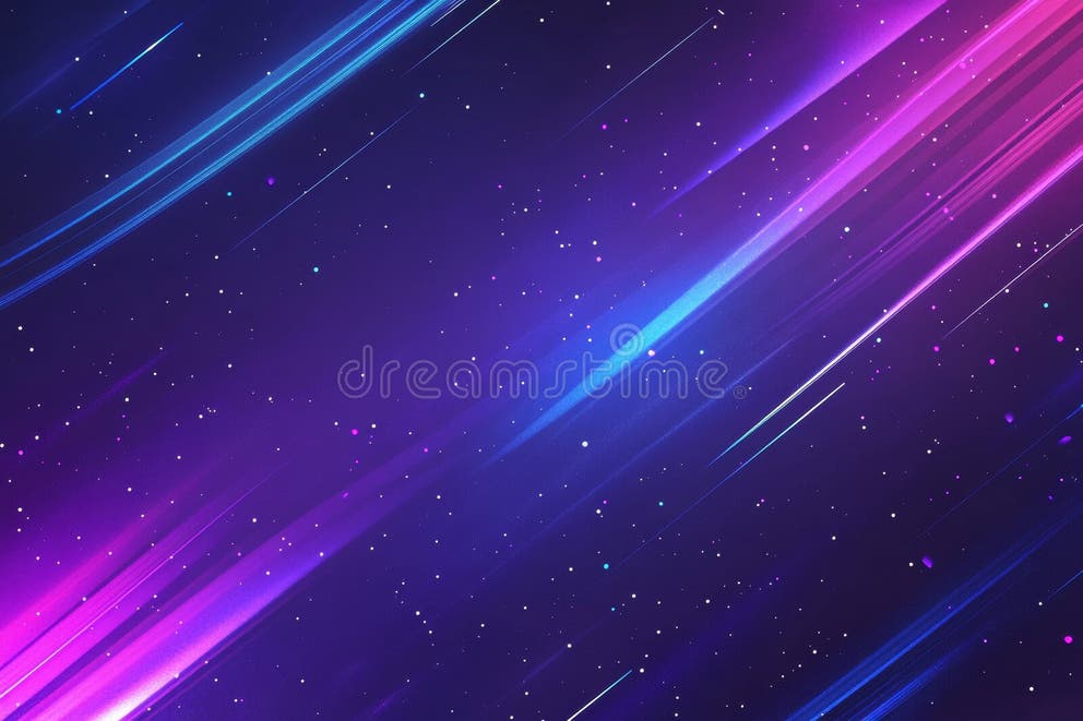 A Neon Light Explosion with a Blue and Pink Glow Trail, Featuring a ...
