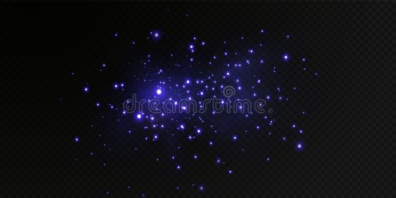 Neon Light. Explosion of Sparkling Dust Stock Vector - Illustration of ...