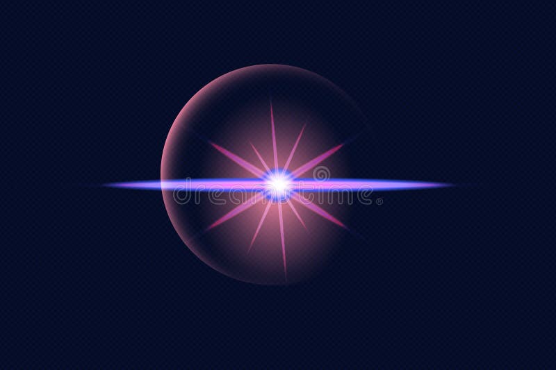 Neon Light Flare and Glowing Lens Effect for Video Editing and Design ...