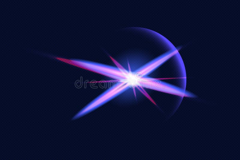 Neon Light Flare and Glowing Lens Effect for Video Editing and Design ...