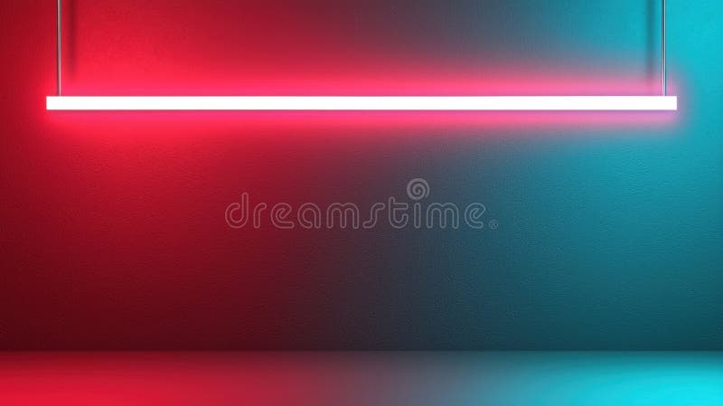 Neon Light Installation stock image. Image of background - 369013109