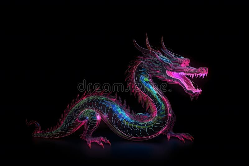 Electric Head Dragon Stock Illustrations – 52 Electric Head Dragon ...