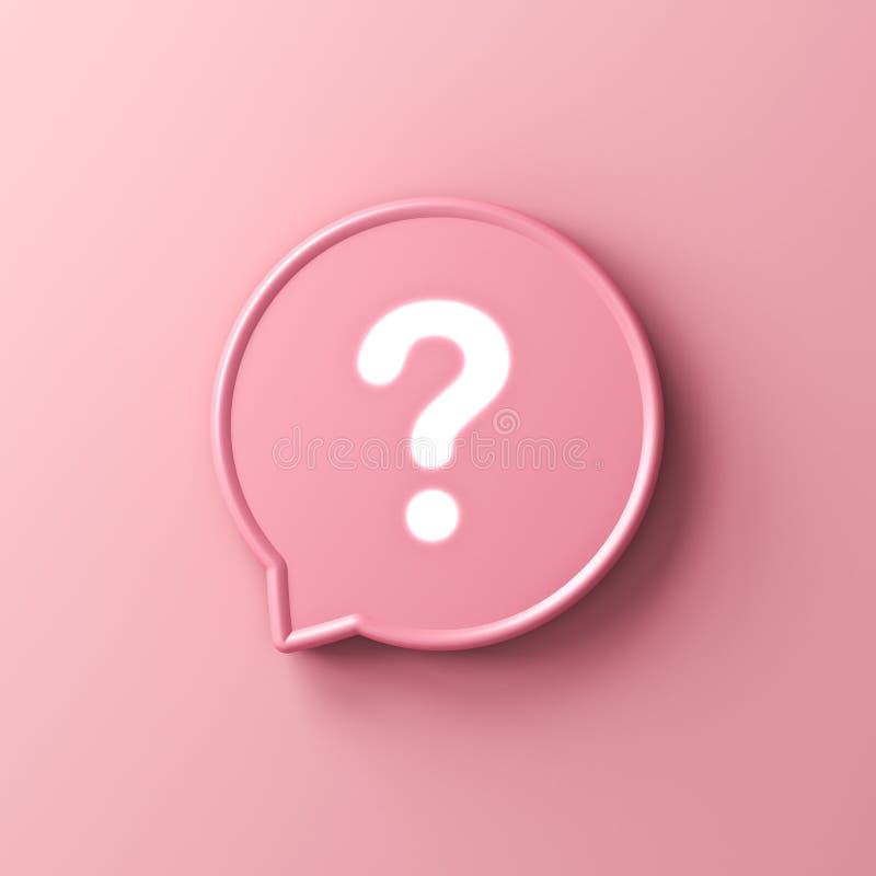 Question Mark Icon Pink Neon Stock Illustrations – 190 Question Mark ...