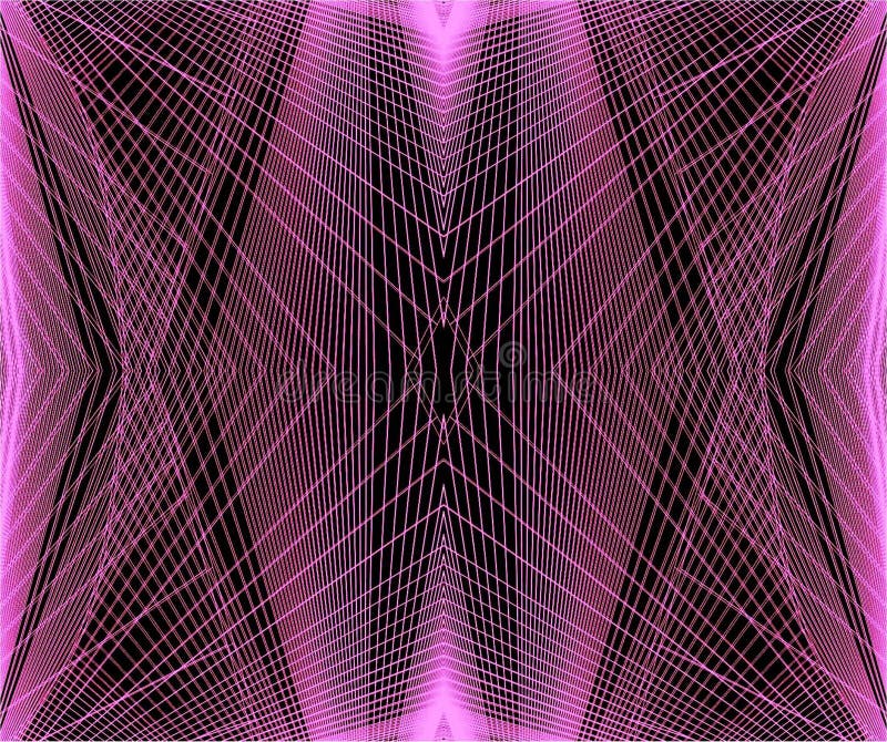 Neon Light Rays and Direct Straight Lines Stock Illustration ...