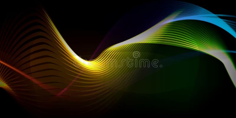 Neon Light Stock Image Blackbackgrpund Stock Illustration ...