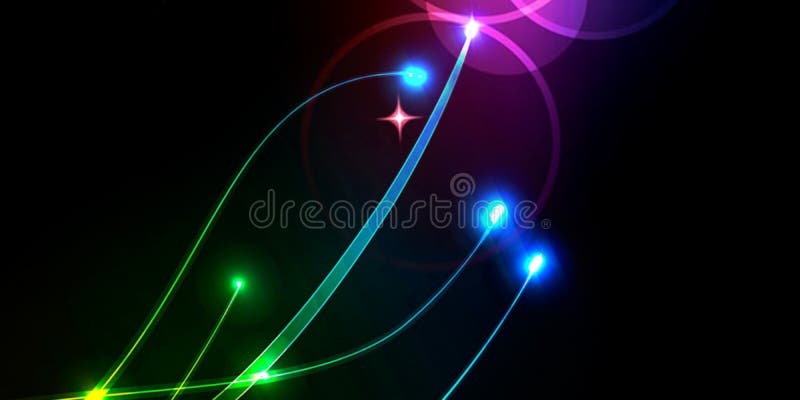Neon Light Stock Image Blackbackgrpund Stock Illustration ...