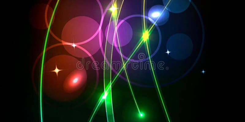 Neon Light Stock Image Blackbackgrpund Stock Illustration ...