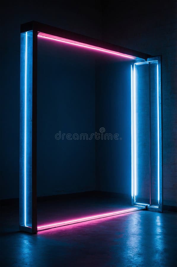 Neon Light Structure Creates an Immersive Space for Creativity and ...