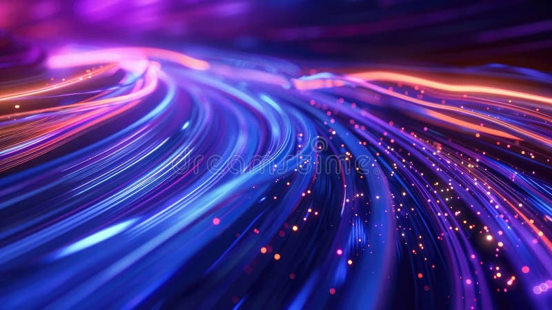 A Neon Light Tunnel with Vivid Colors, Dynamic Motion, and Mesmerizing ...