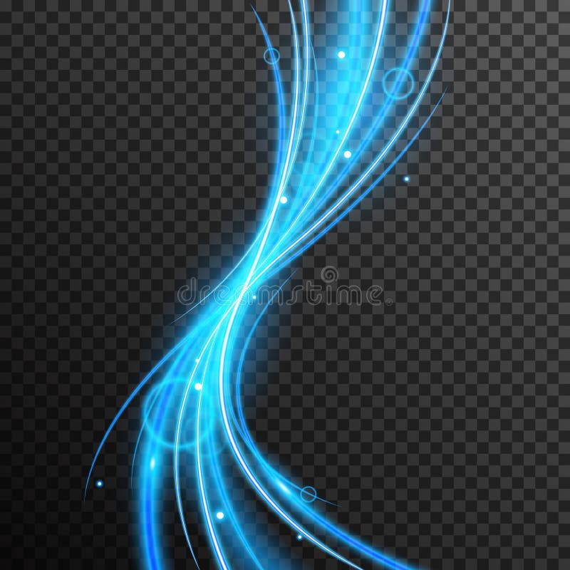 Neon Lighting Electric Thunder Glow Sparkle Vector Transparent Stock ...