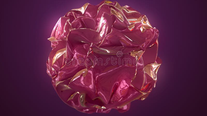 Neon Lighting with Reflex on Spheres, Futuristic Gradient Poster with ...