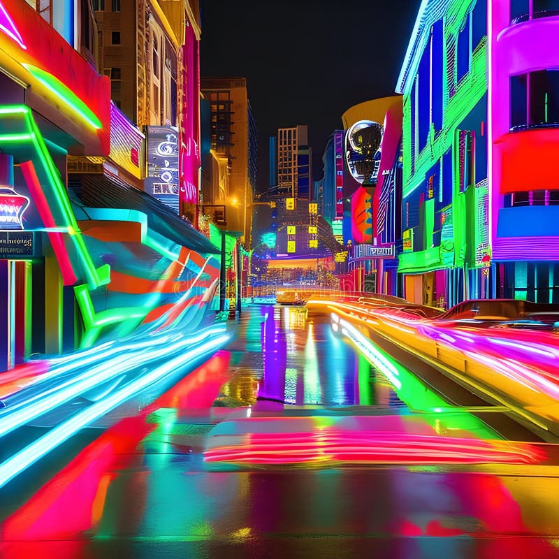62 Neon Lights: a Bold and Electric Background Featuring Neon Lights in ...