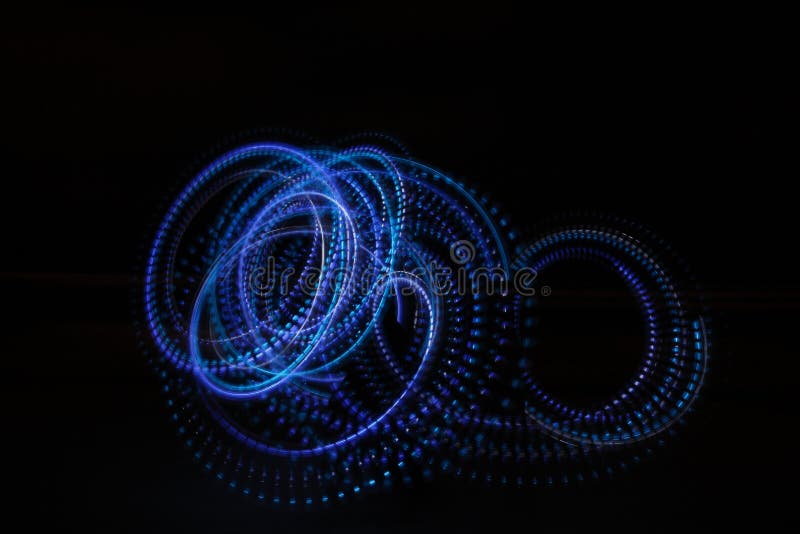 Neon lights in the dark stock photo. Image of dancer, long - 7996986