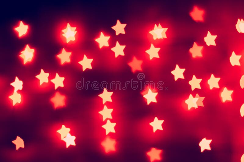 Neon Lights of the Stars Red Stock Image - Image of bright, beauty ...