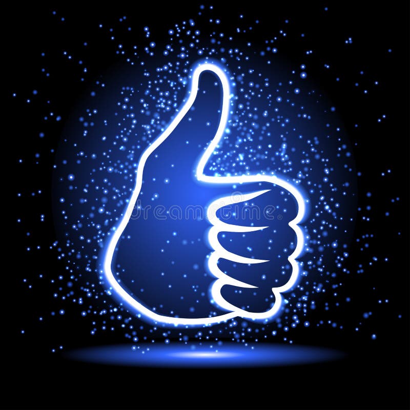 Neon like stock vector. Illustration of certificate, control - 42616911