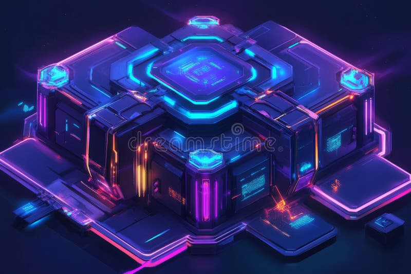 Lit Digital Fortress Stock Photos - Free & Royalty-Free Stock Photos ...