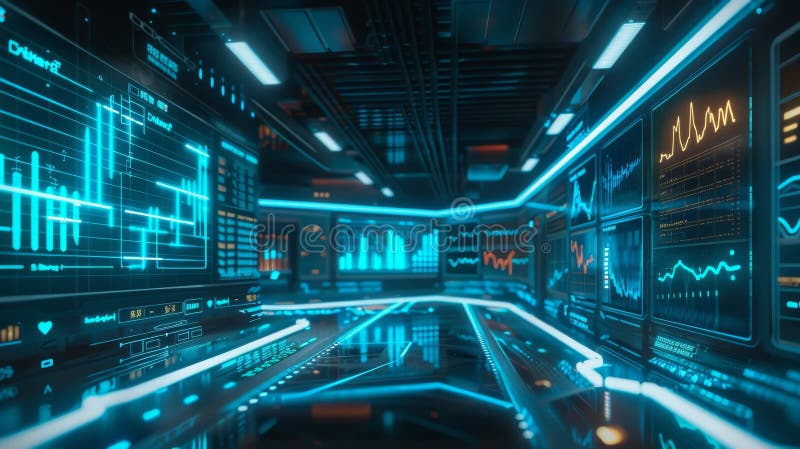 Virtual Datascape Stock Illustrations – 8 Virtual Datascape Stock ...