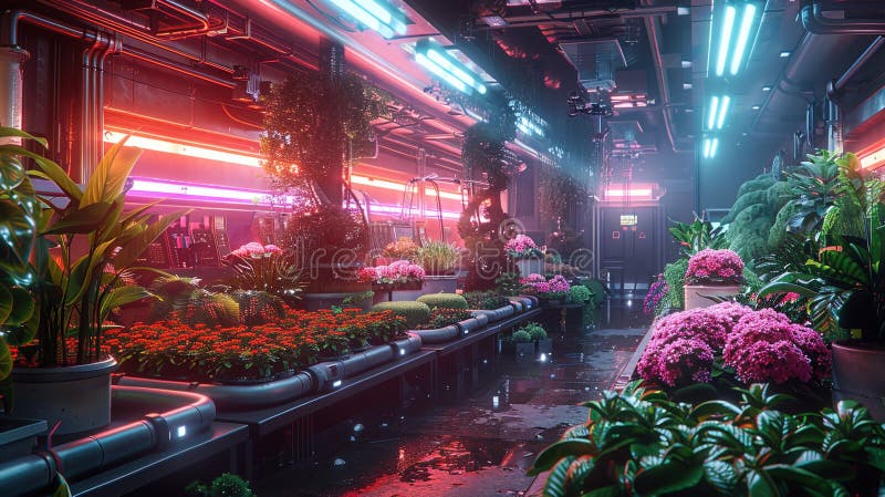 In the Neon-lit Future, Space Farms Represent a Beacon of Hope ...