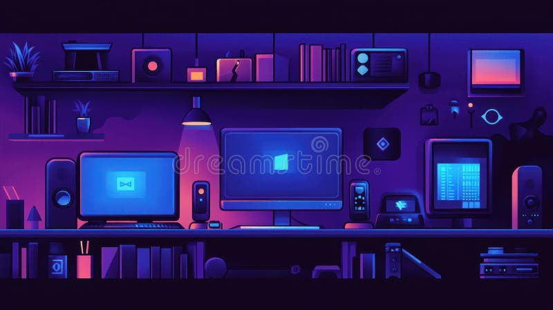 Gaming Console Screens Stock Illustrations – 447 Gaming Console Screens ...
