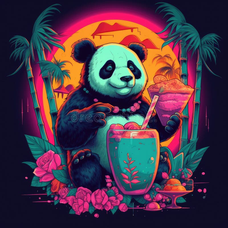 Sunset Panda Stock Illustrations – 199 Sunset Panda Stock Illustrations ...