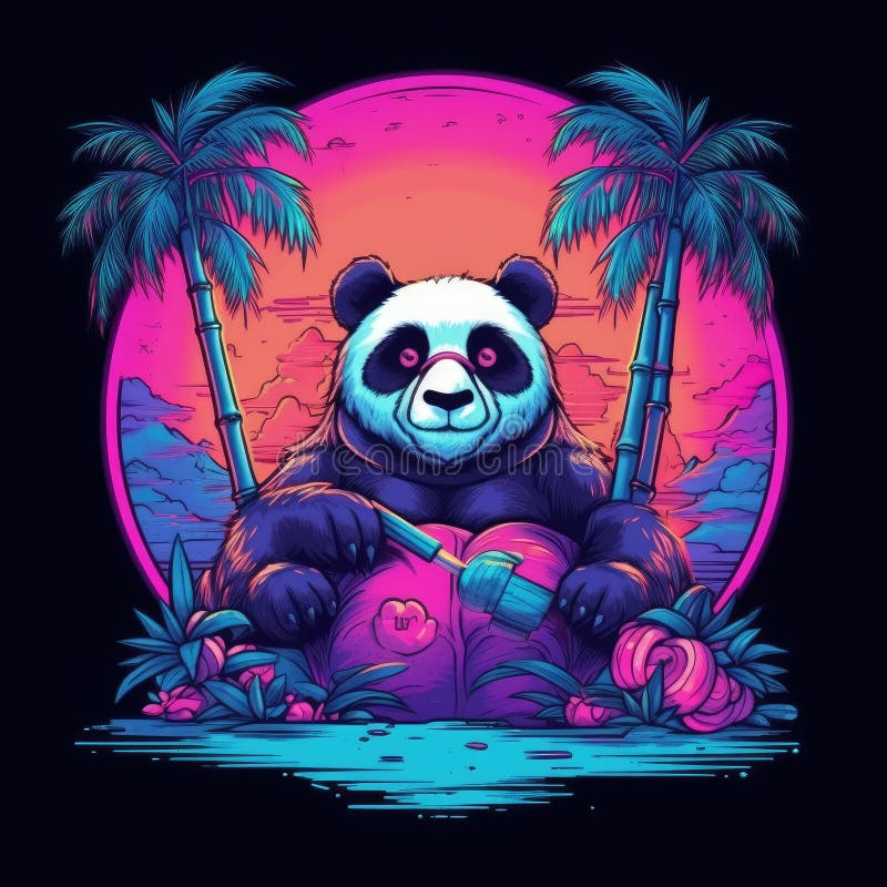 Sunset Panda Stock Illustrations – 199 Sunset Panda Stock Illustrations, Vectors & Clipart ...