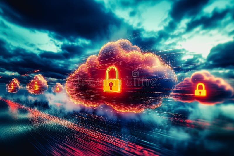 Neon-lit Secure Clouds in a Surreal Digital Realm with Data Flow and ... Neon-lit Secure Clouds in a Surreal Digital Realm with Data Flow and ...