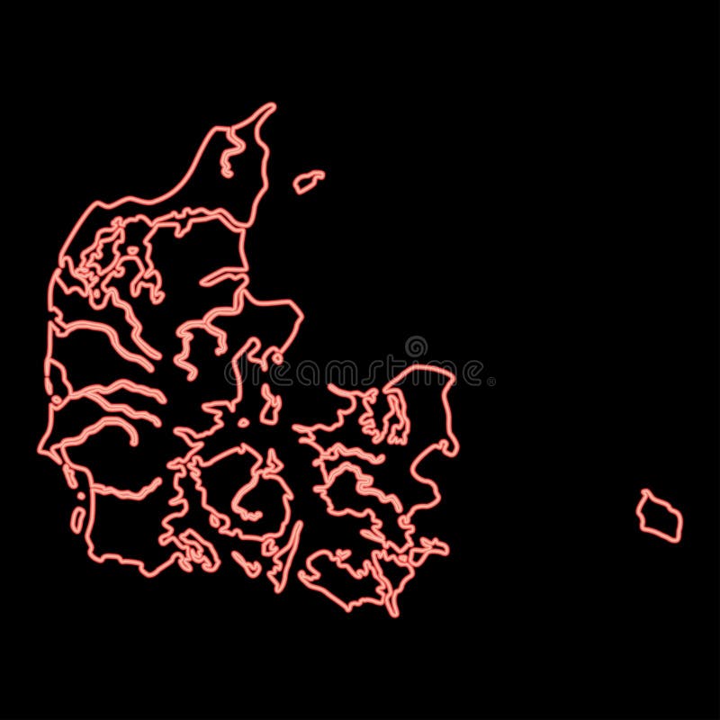 Denmark Map Red Stock Illustrations – 1,463 Denmark Map Red Stock ...