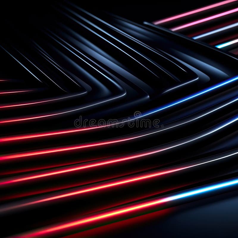 Neon metallic background stock illustration. Illustration of corridor ...