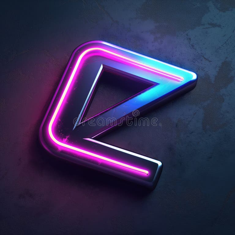Neon Metallic logo stock photo. Image of sign, label - 309010782