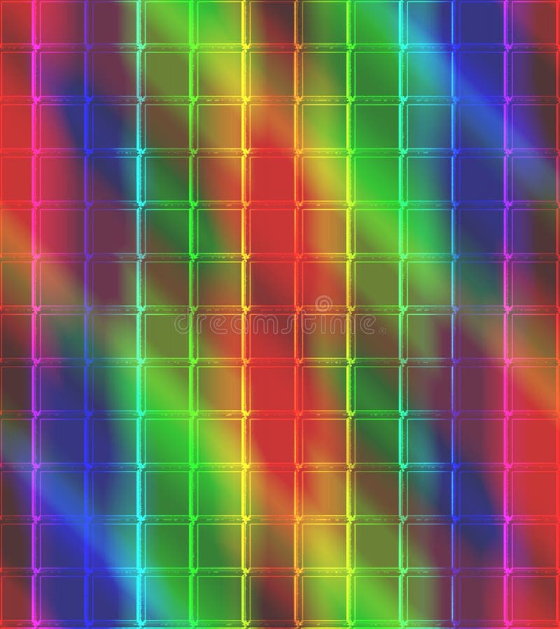 Neon Mosaic Tile Background Picture. Image: 4913719